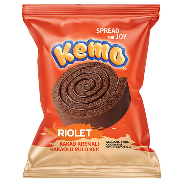 Kakaolu Kremalı Rulo Kek - Kemo